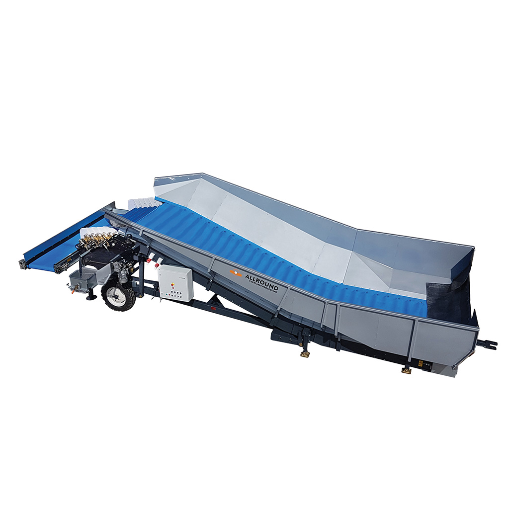 Receiving hopper - Allround Vegetable Processing