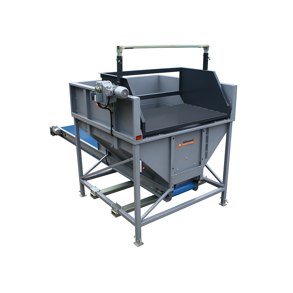 Storage hopper - Box tipper - Allround Vegetable Processing