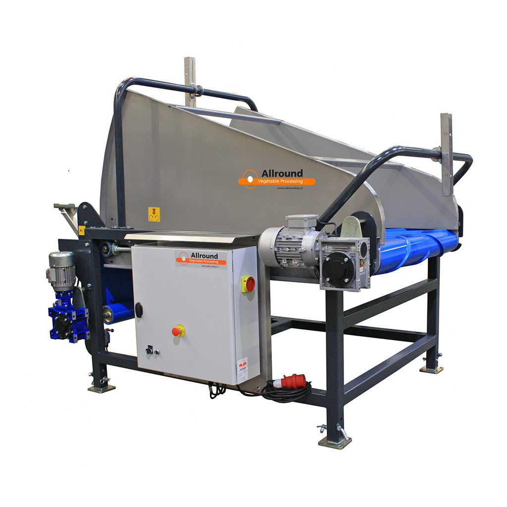 Even flow hopper - Allround Vegetable Processing